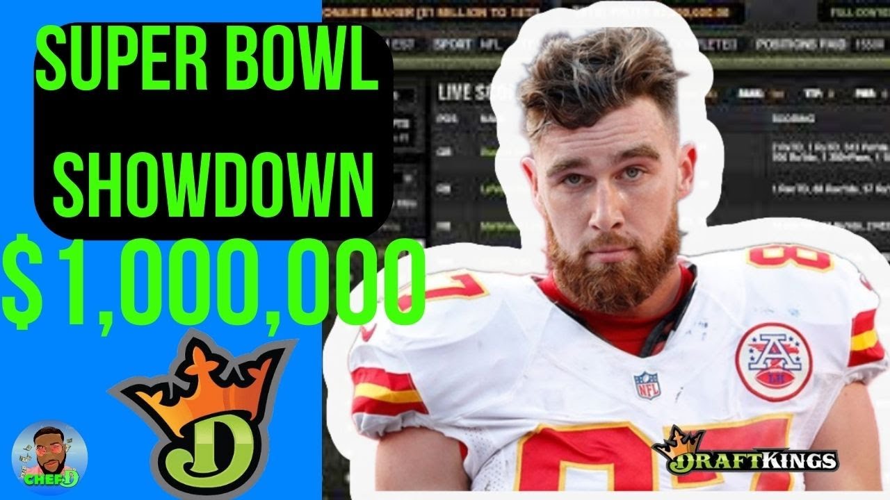 SUPER BOWL SHOWDOWN $1MILLION TO 1ST | DFS | DRAFTKINGS | CHIEFS VS ...