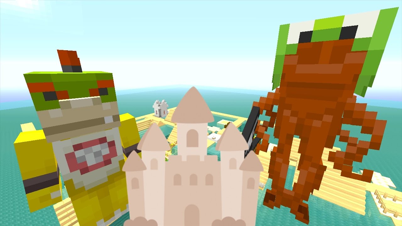 Minecraft Wii U - Nintendo Fun House - Bowser Jr's Atlantis Adventure ...