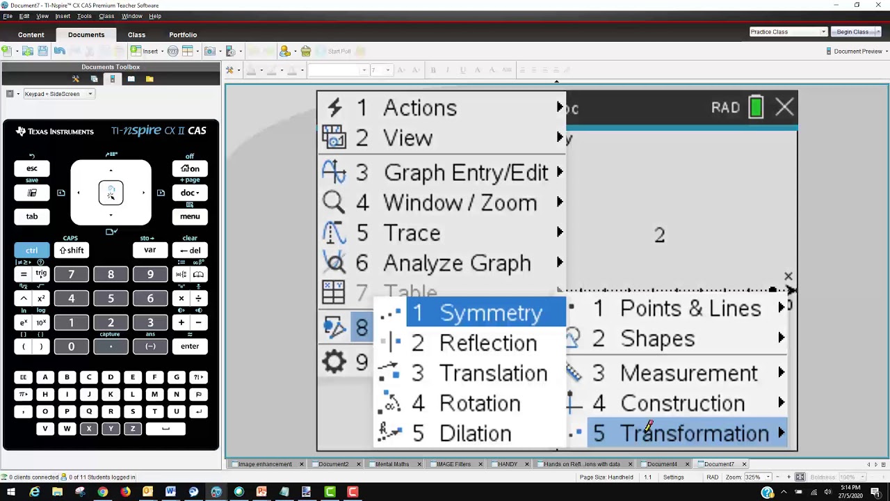 How to make a rolling wheel animation with TI-Nspire - YouTube