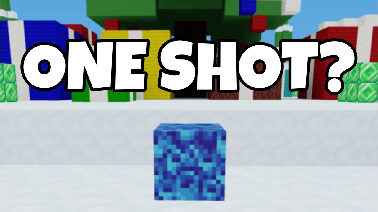 Can You One Shot Coral Block? (Roblox BedWars) - YouTube