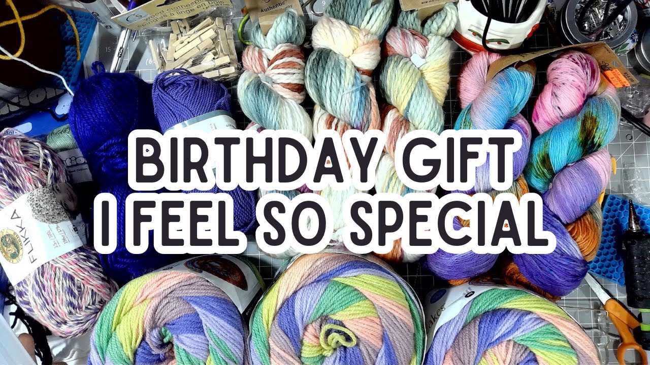 Unboxing and Revealing Jeannie's Proverbs 31 Yarn Birthday Gift - YouTube