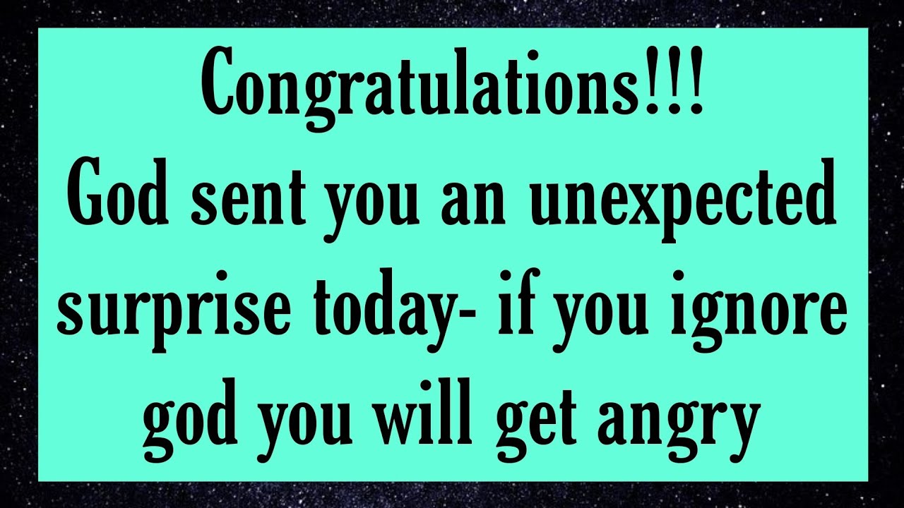 🧚 GOD SENDS YOU AN UNEXPECTED SURPRISE TODAY! GOD MESSAGE | 🌈PROPHETIC ...