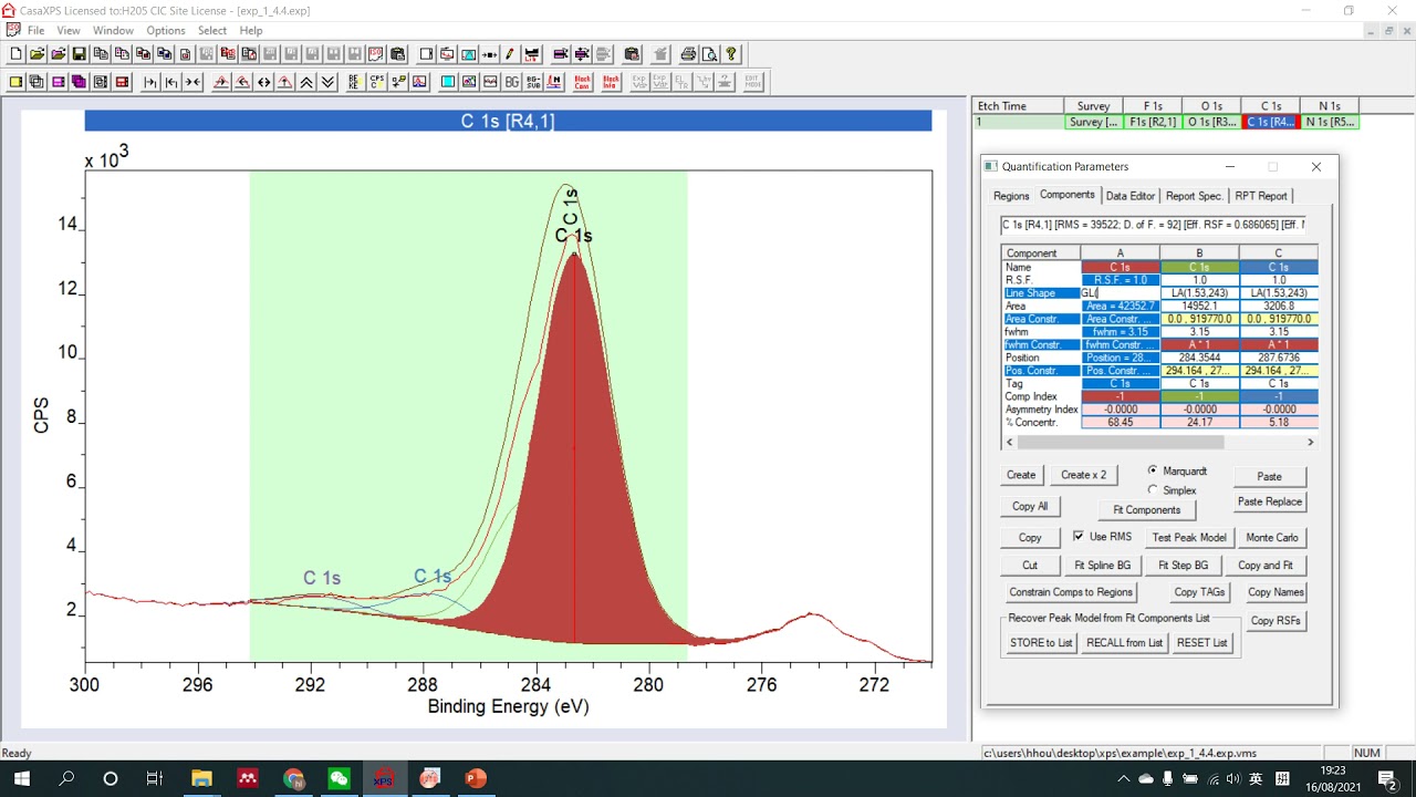 CasaXPS 基础操作 - YouTube