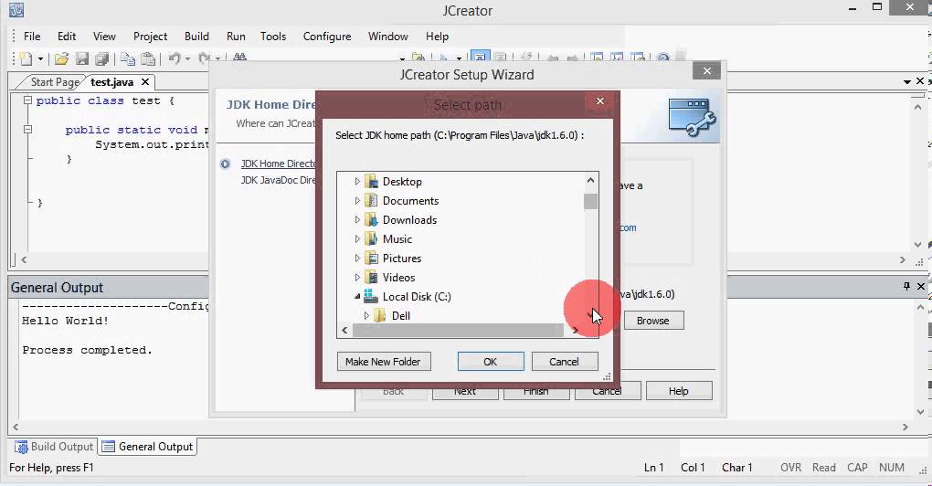JCreator - The JDK Path Solution - YouTube