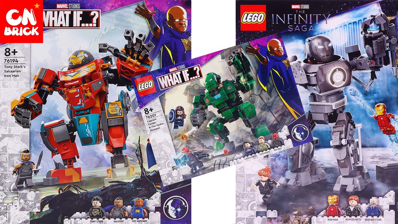 LEGO COLLECTION 2021 Marvel WHAT IF 76190 76194 76201 Speed Build - YouTube