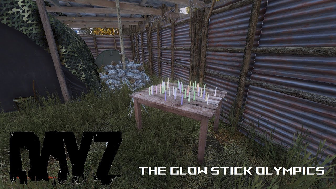 DayZ: 100 Glow Stick Rave Base - YouTube