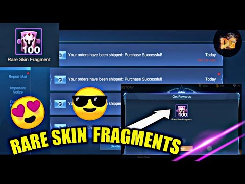 HOW TO GET 100 RARE SKIN FRAGMENTS IN Mobile Legends: Bang Bang! - YouTube