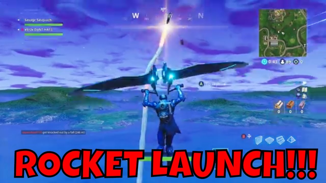 Fortnite Rocket Launch Live Event & Victory Royale! - YouTube