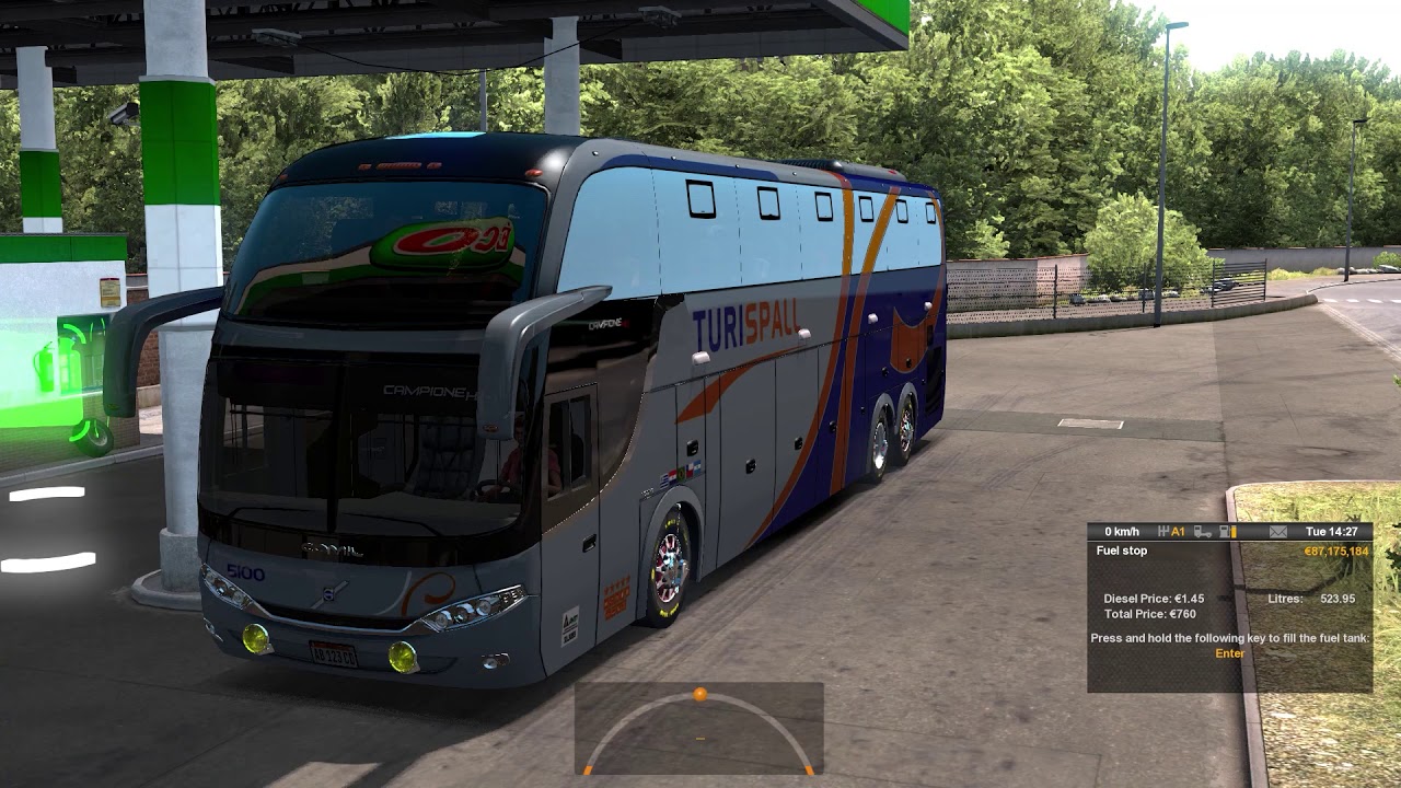 ETS 2 Bus and Passenger Mod - Southern Italy Job - YouTube