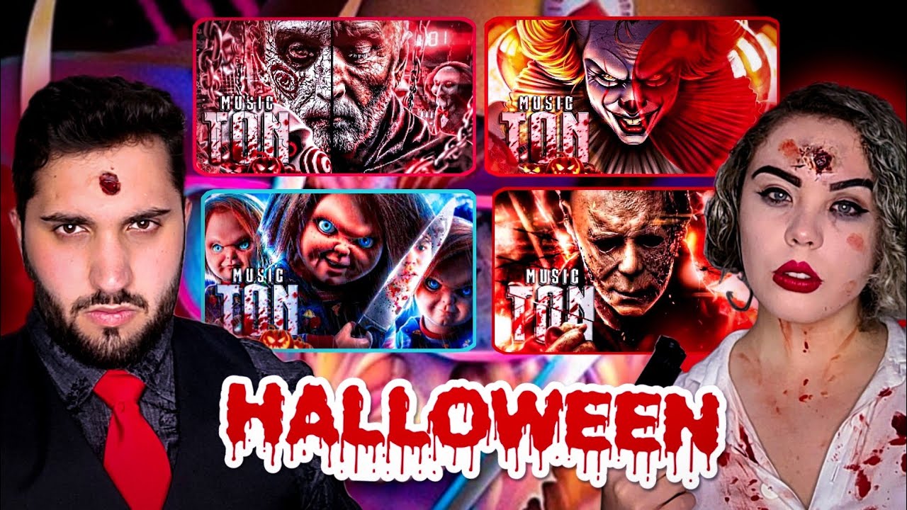REACT-|4 EM 1| JigSaw, Chucky, Michael Myers e Pennywise | Papyrus Da Batata - YouTube