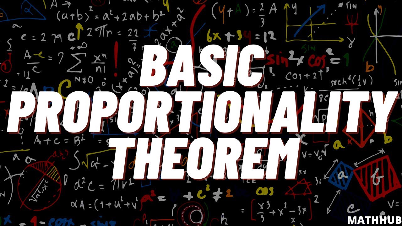 BASIC PROPORTIONALITY THEOREM | PROOF AND INVERSE | MathStop - YouTube