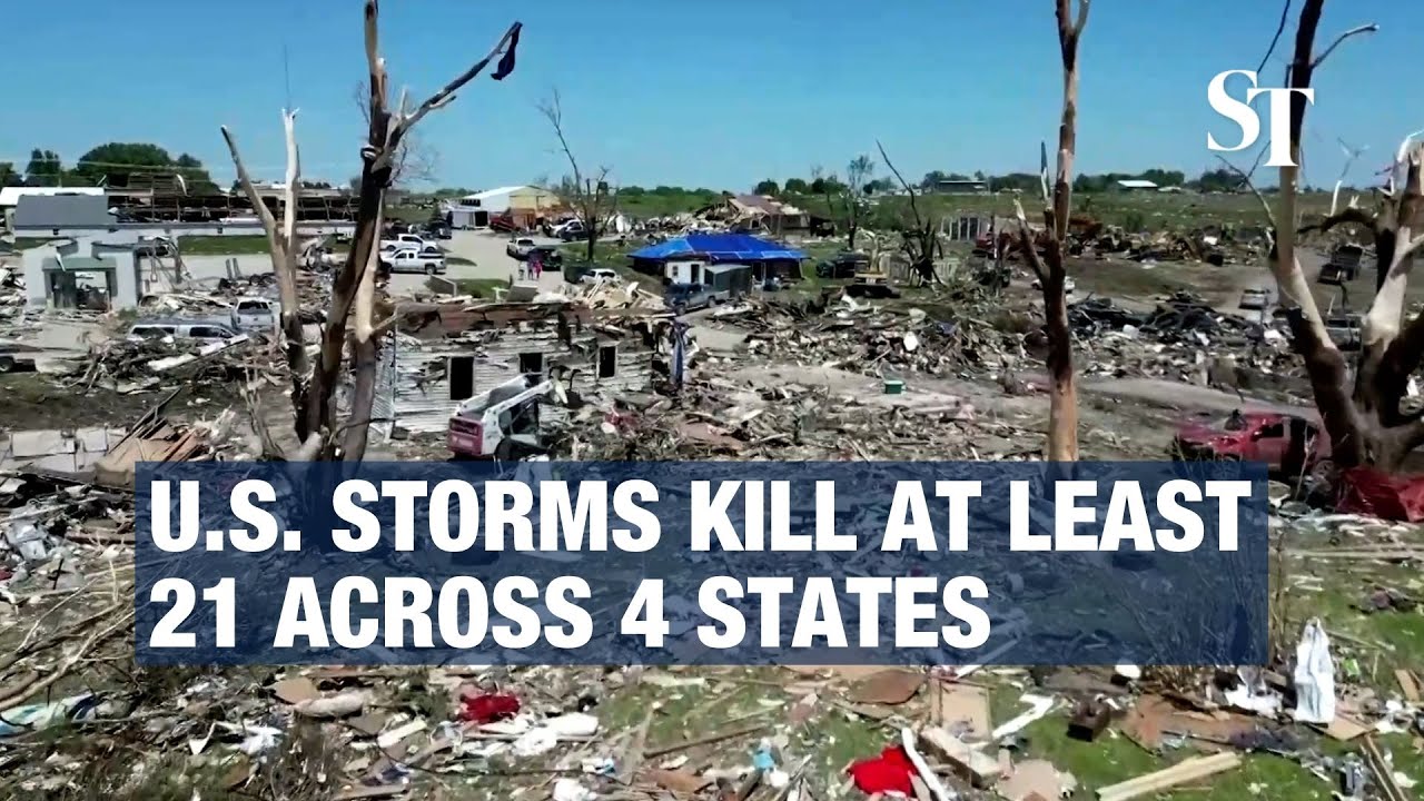 Deadly US storms wreak havoc on Memorial Day weekend - YouTube