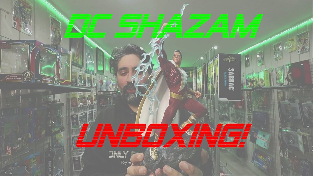 DC Shazam Diamond Gallery PVC Statue Unboxing & First Impressions ...
