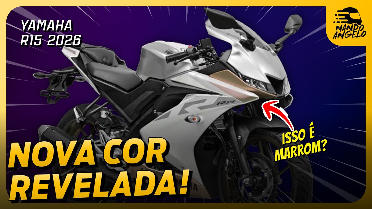 NOVA COR DA R15 2026 REVELADA 🤔 E o que mais? Quanto vai custar? 🤔 # ...