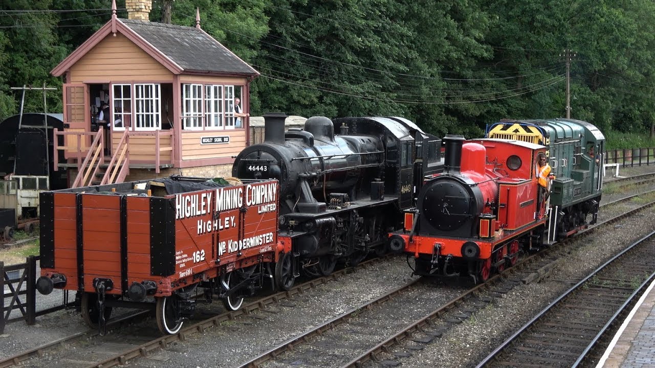 Highley Engine House shunt, part 4, 20/06/18 - YouTube