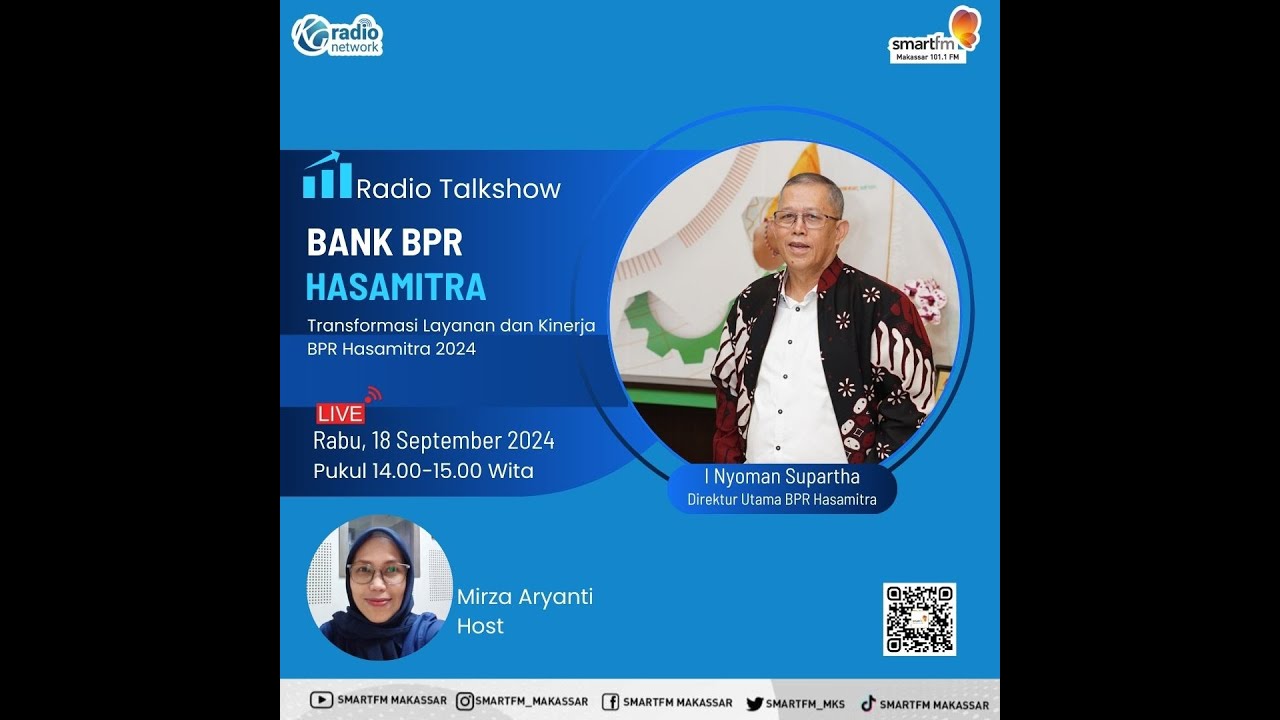TRANSFORMASI LAYANAN BPR HASAMITRA - RADIOTALK - YouTube