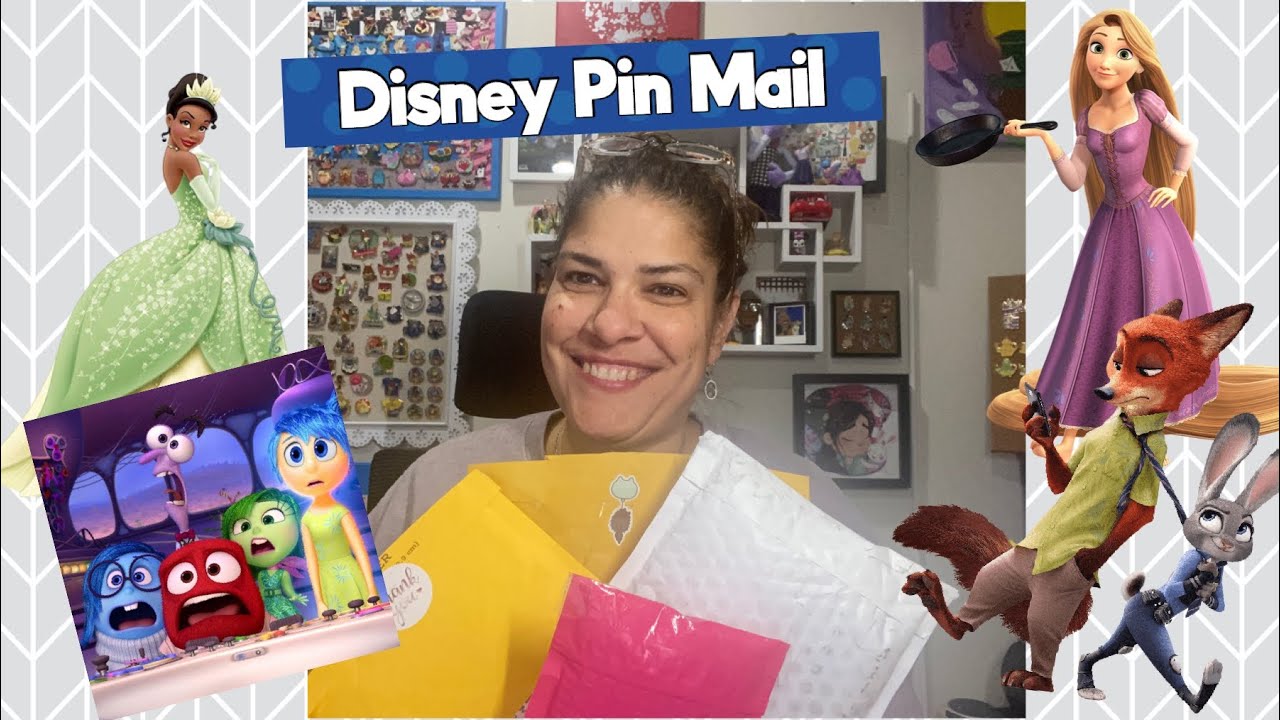 Disney Pin Mail Trading - YouTube