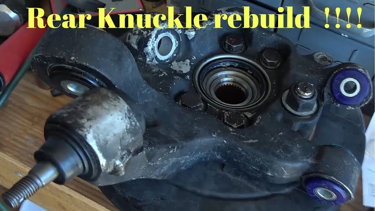 Rear Knuckle bushings, ball joints and axle seals Nissan Skyline GTR ...