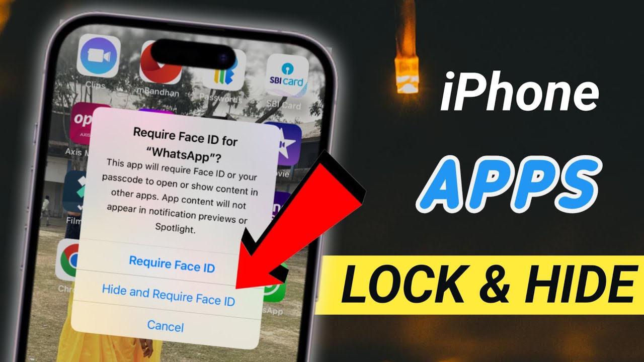 How to Hide and Lock Apps on iPhone | IOS 18 Apps Hide & Lock - YouTube