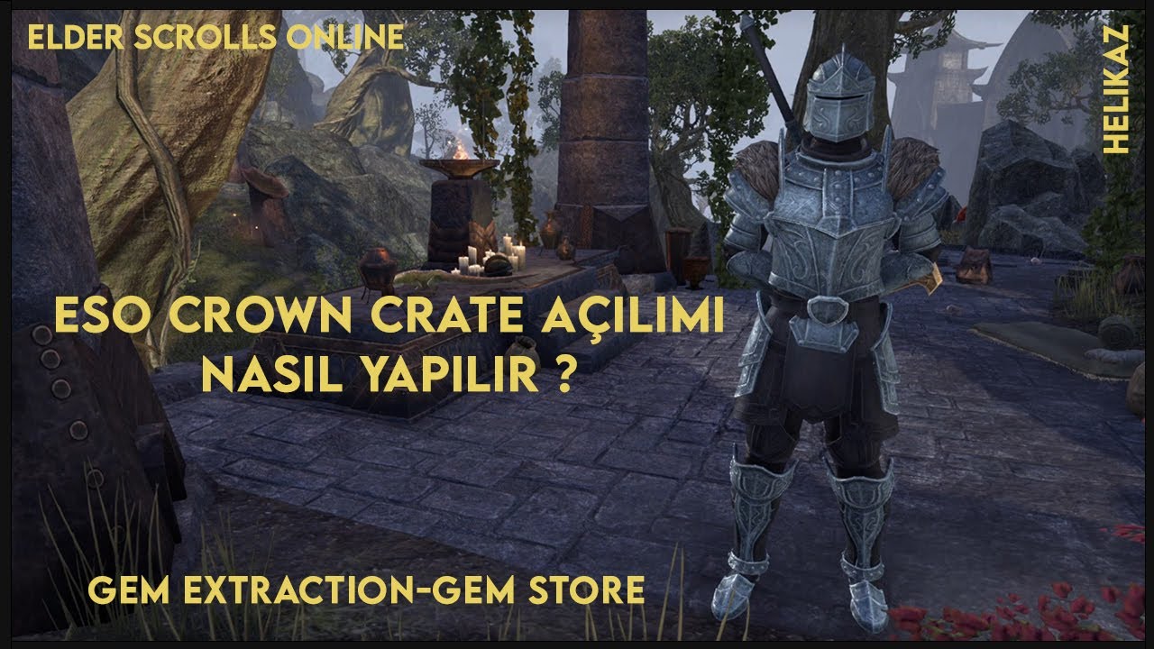 ESO Crown Crate nasıl açılır ? | Gem Extraction nasıl yapılır ? - YouTube