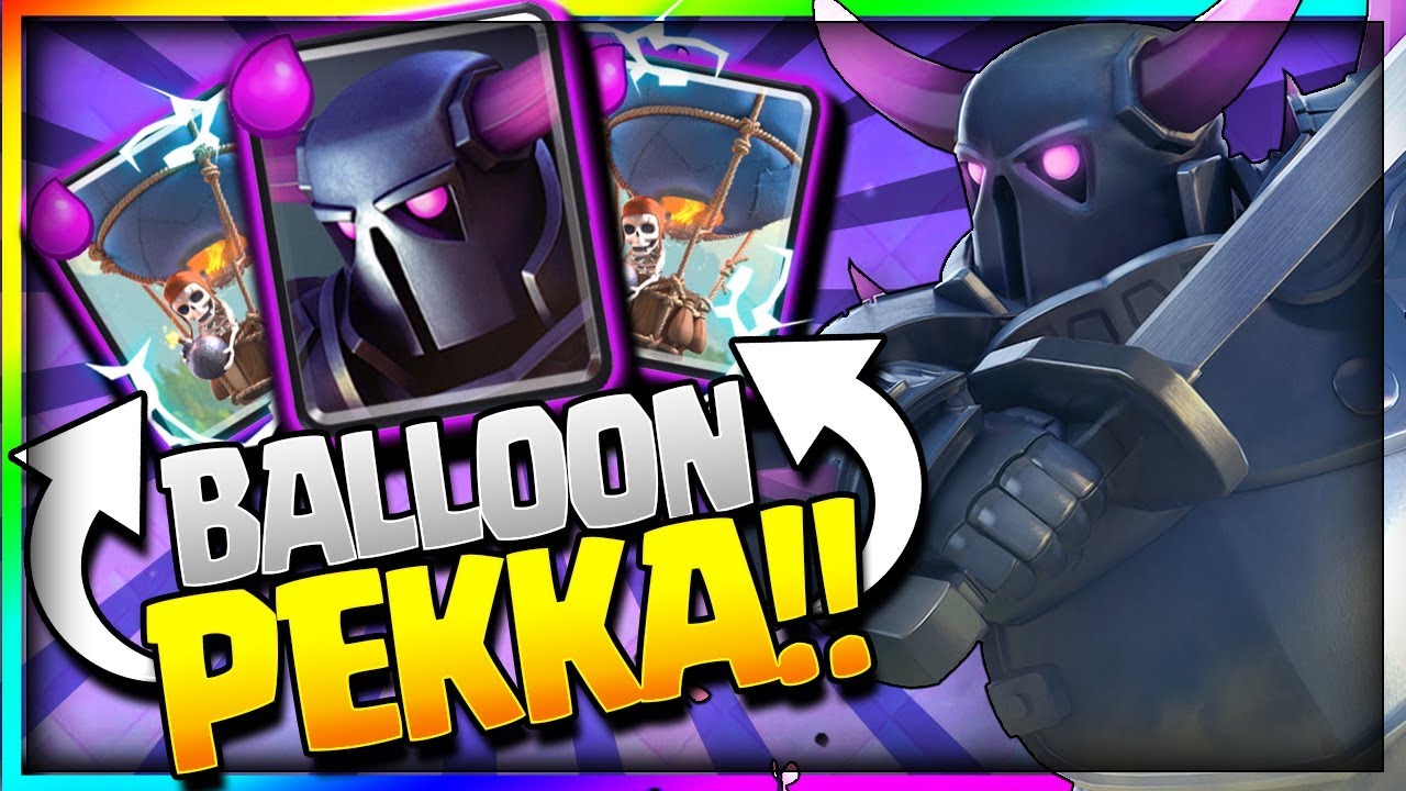 AMAZING PEKKA BALLOON - NO LEGENDARY DECK!! Ladder & Challenge Strategy ...