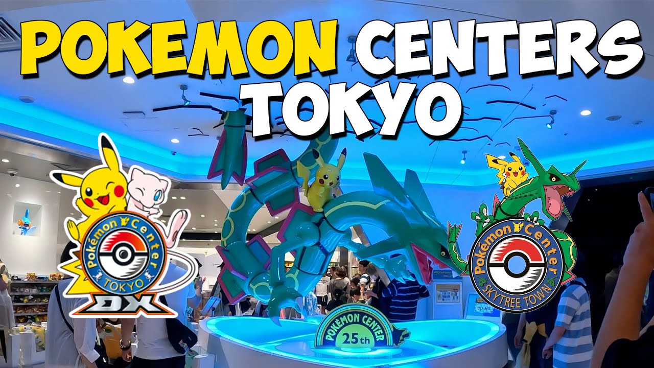 Pokémon Center Tokyo DX and Skytree Walk Around 4k - YouTube