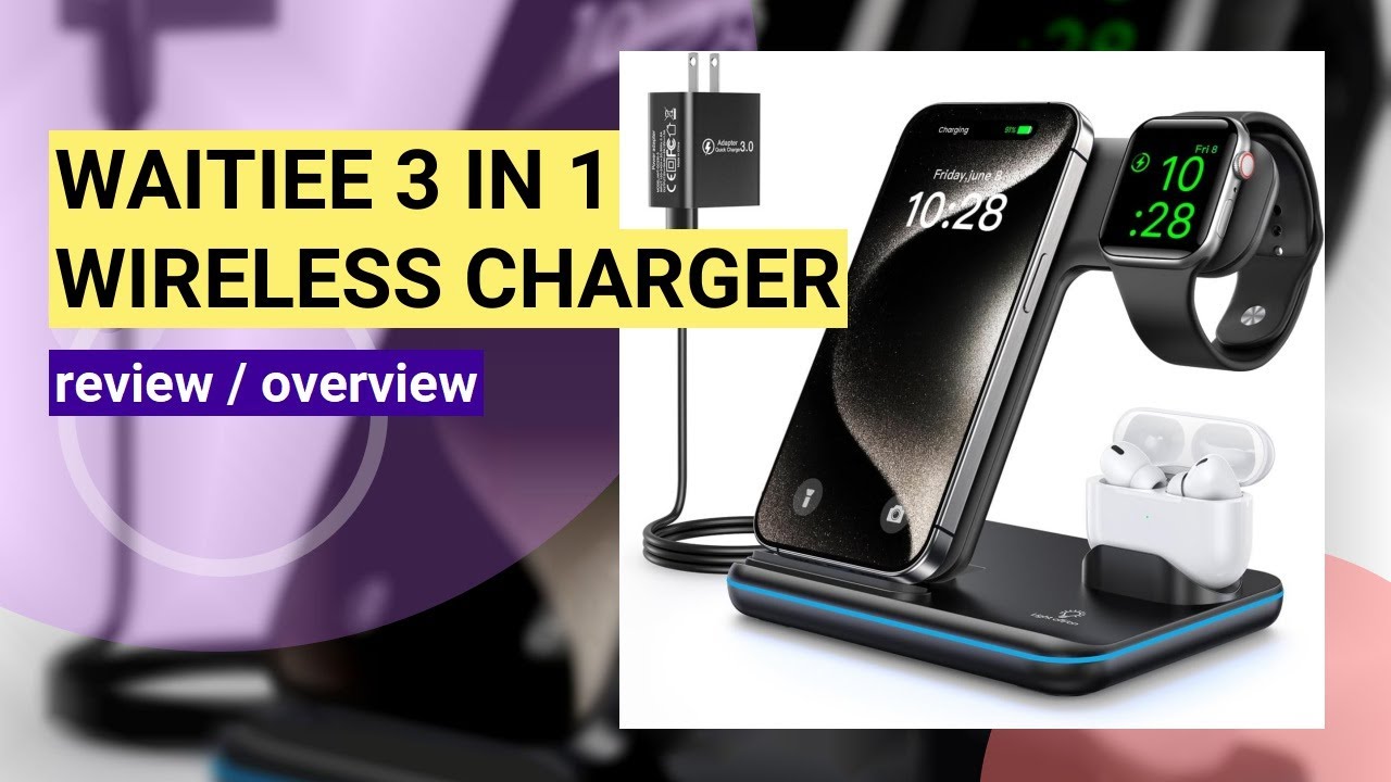 WAITIEE 3-in-1 Wireless Charger Review: Fast Charging for Apple Devices ...