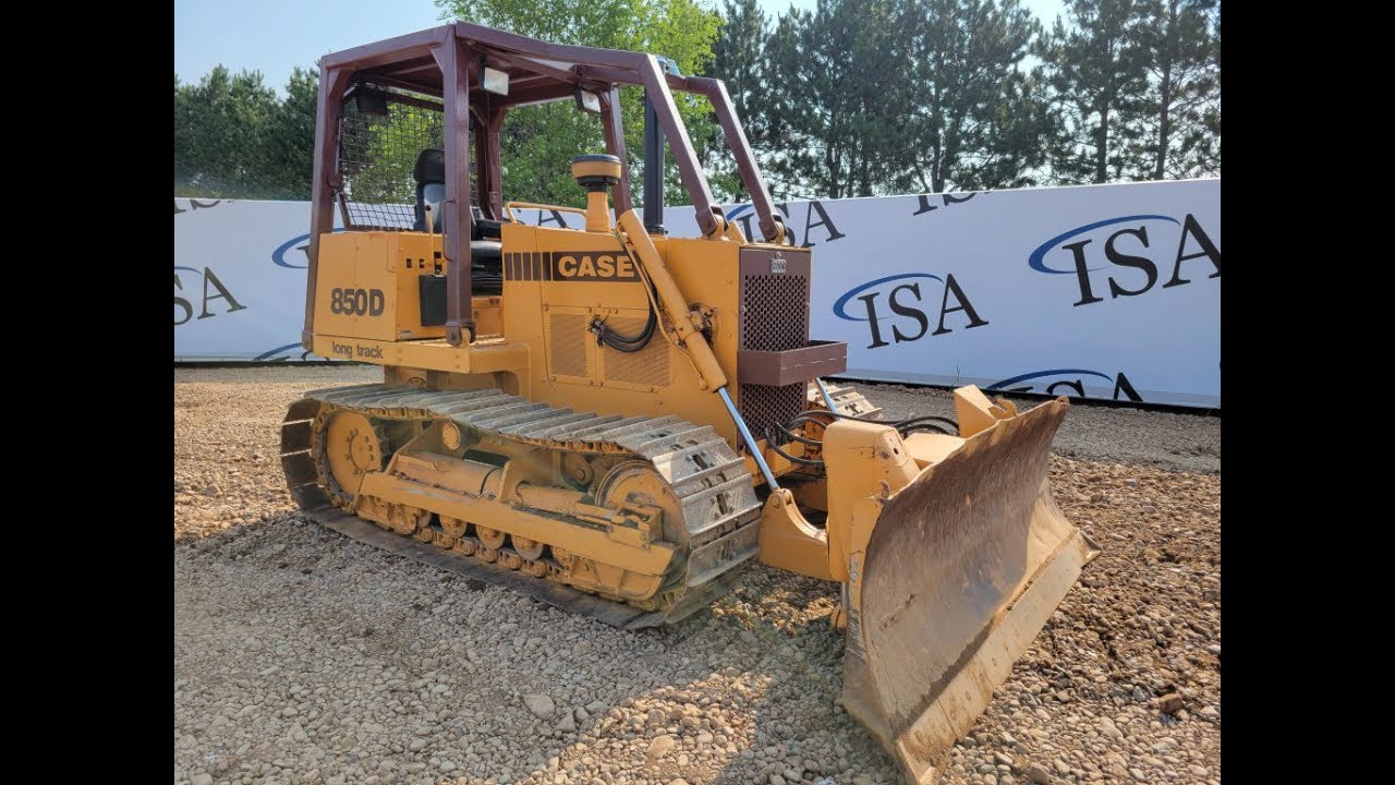 Lot 2139: Case 850D Long Track Dozer Will Be Sold At Auction! - YouTube