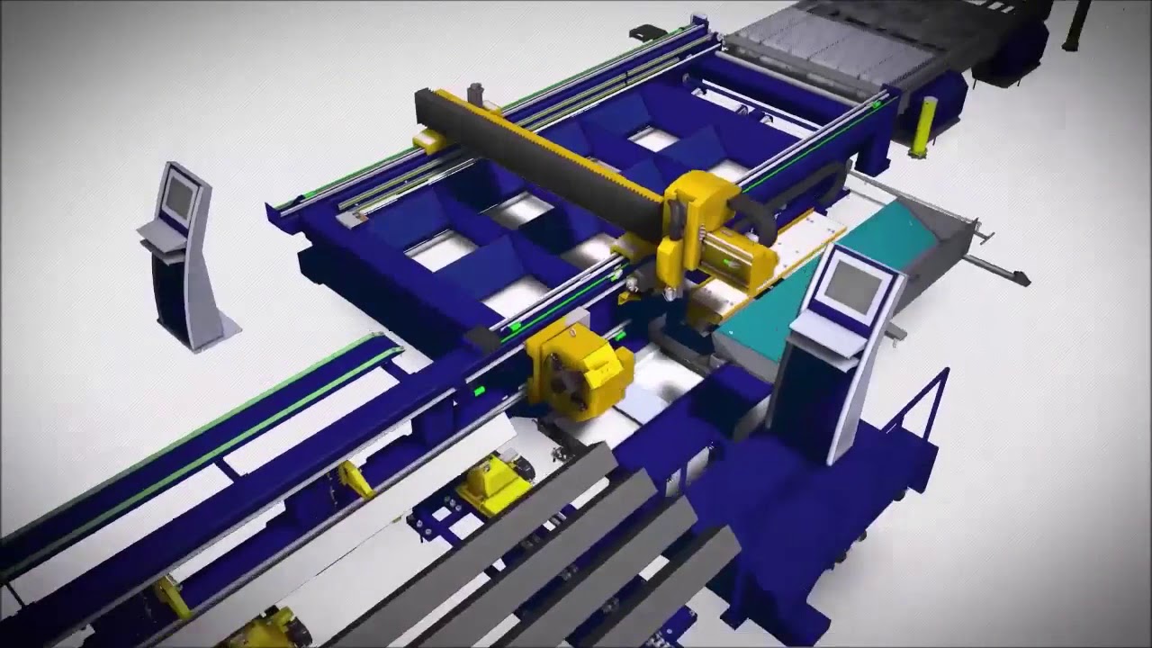 Microstep MSF - CNC машина за лазерно рязане - YouTube