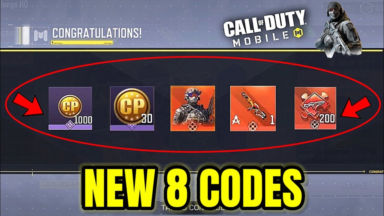 *NEW* CODM 8 WORKING NEW REDEEM CODES MAY 2025 | NEW CODE REDEEM CODES ...