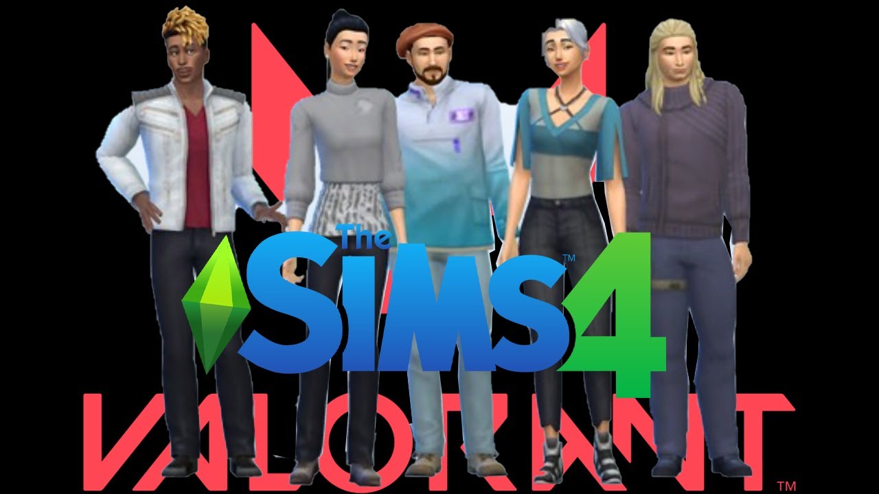 VIDEO GAME CHARACTERS: VALORANT 🔫 // The Sims 4: Create-a-Sim // No CC ...