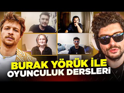 BURAK YÖRÜK İLE CANLI OYUNCULUK DERSLERİ! w/Napofsnorlax | HYPE