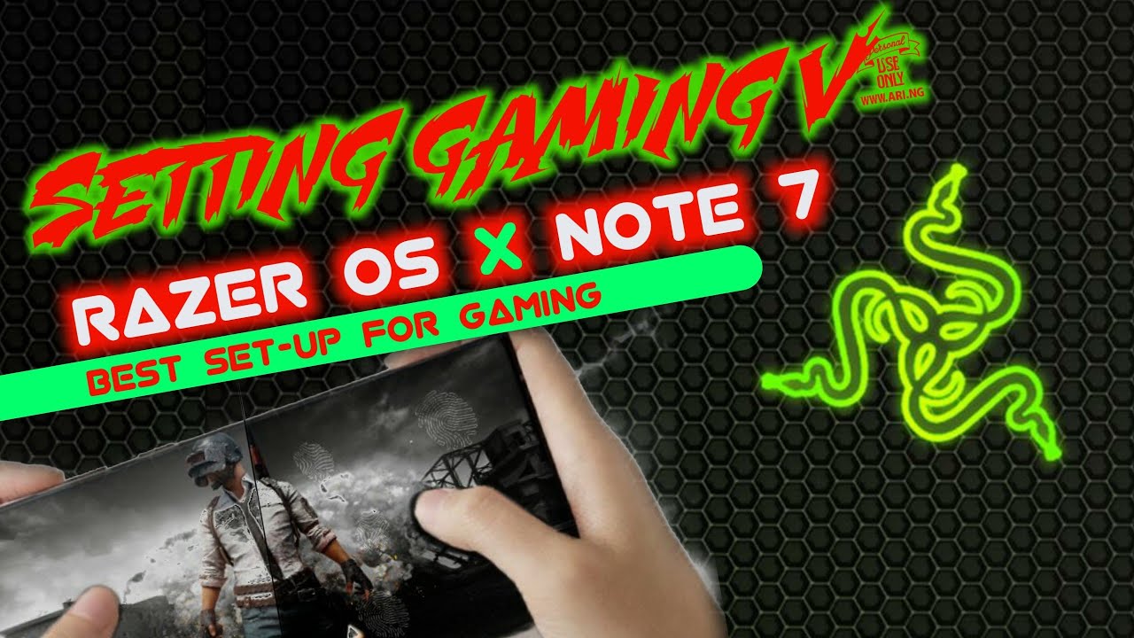 SETTING GAMING V2 REDMI NOTE 7 || Custom Rom RAZER OS V12.0.3.0 Dengan ...