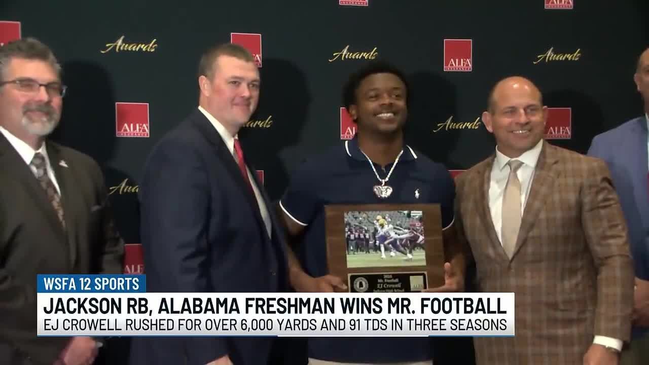 Alabama freshman EJ Crowell wins Mr. Football - YouTube