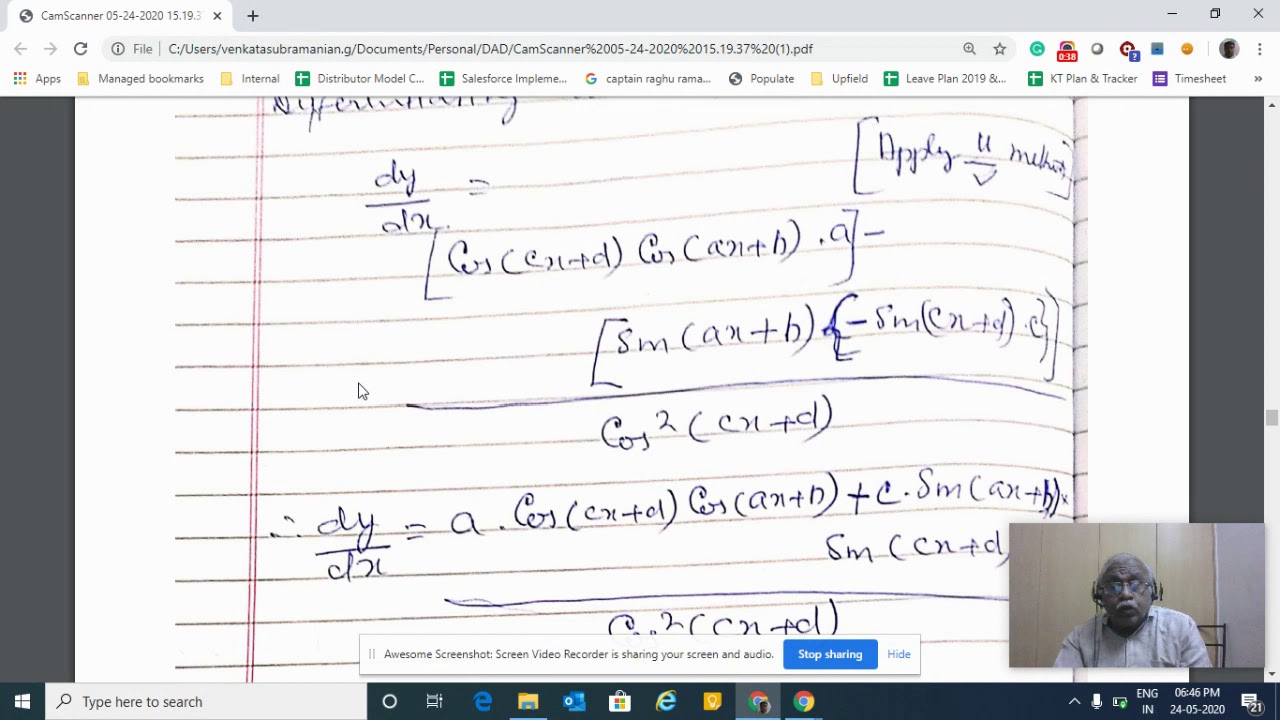 Differentiation Sample Problems - 22 - YouTube