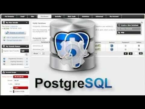 How to change a PgSQL database password - OzeVision Web Hosting Tutorial - YouTube