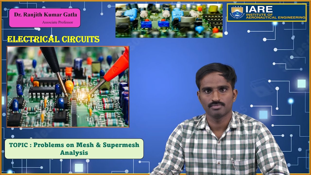 Problems On Mesh And Supermesh Analysis By Dr Ranjith Kumar Gatla Youtube 4152