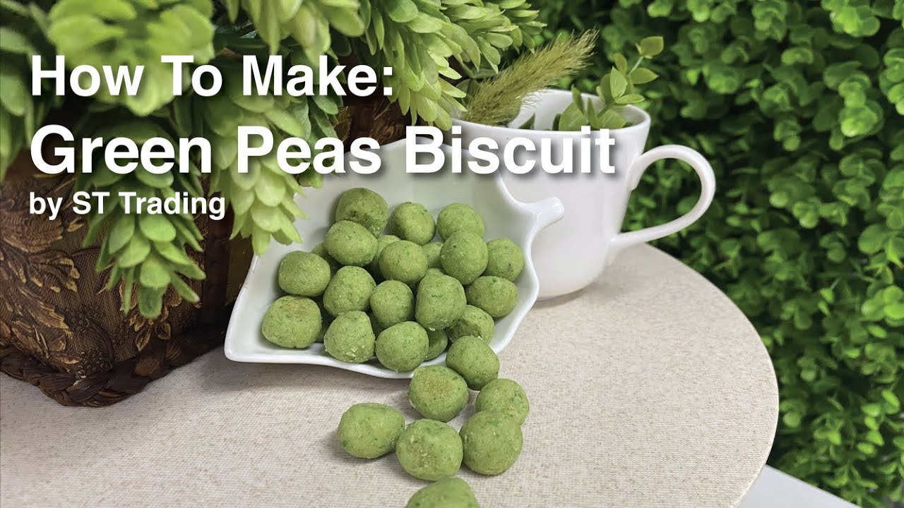 How To Make: Green Pea Biscuit in 1 Minute! - YouTube