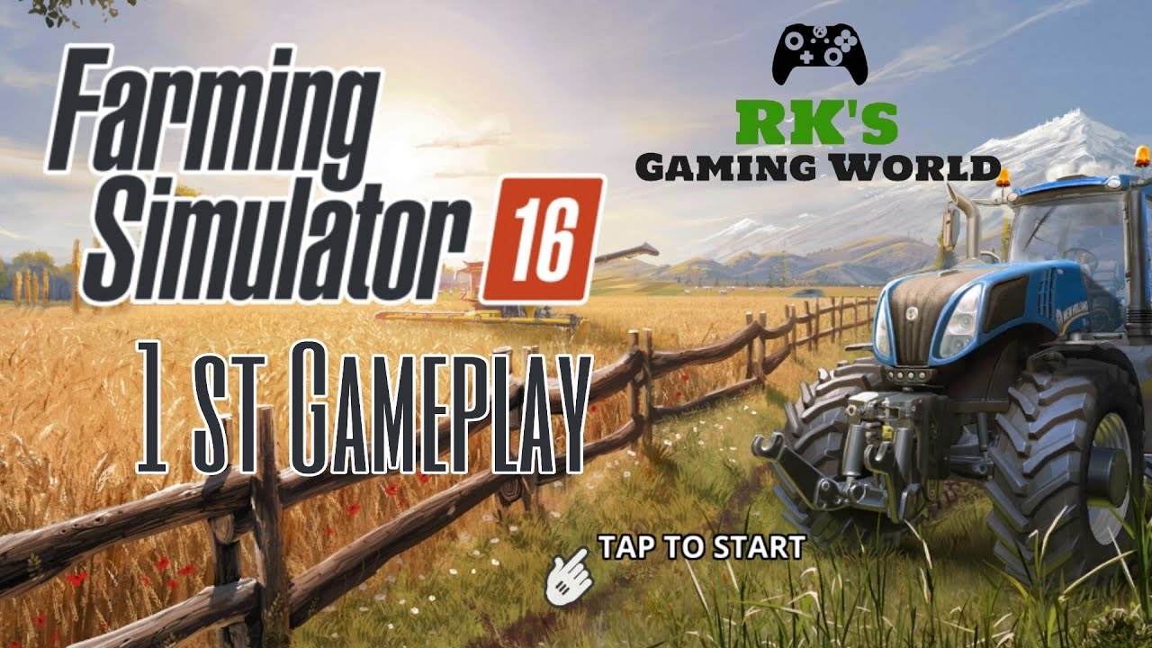 FS 16 #1 | gameplay | Starting new career | Farming Simulator 16 #FS16 ...