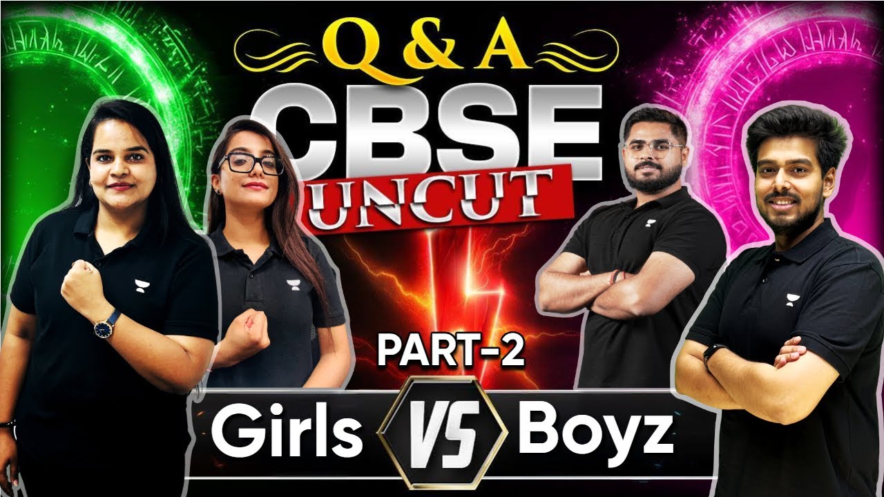 Q&A CBSE UNCUT: Girls vs Boyz Educators Again | CBSE 2025-26 | All CBSE ...