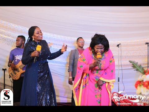 Wow!..Mama Esther & Piesie Esther fostering unity amongst Gospel artistes @ My Testimony Concert
