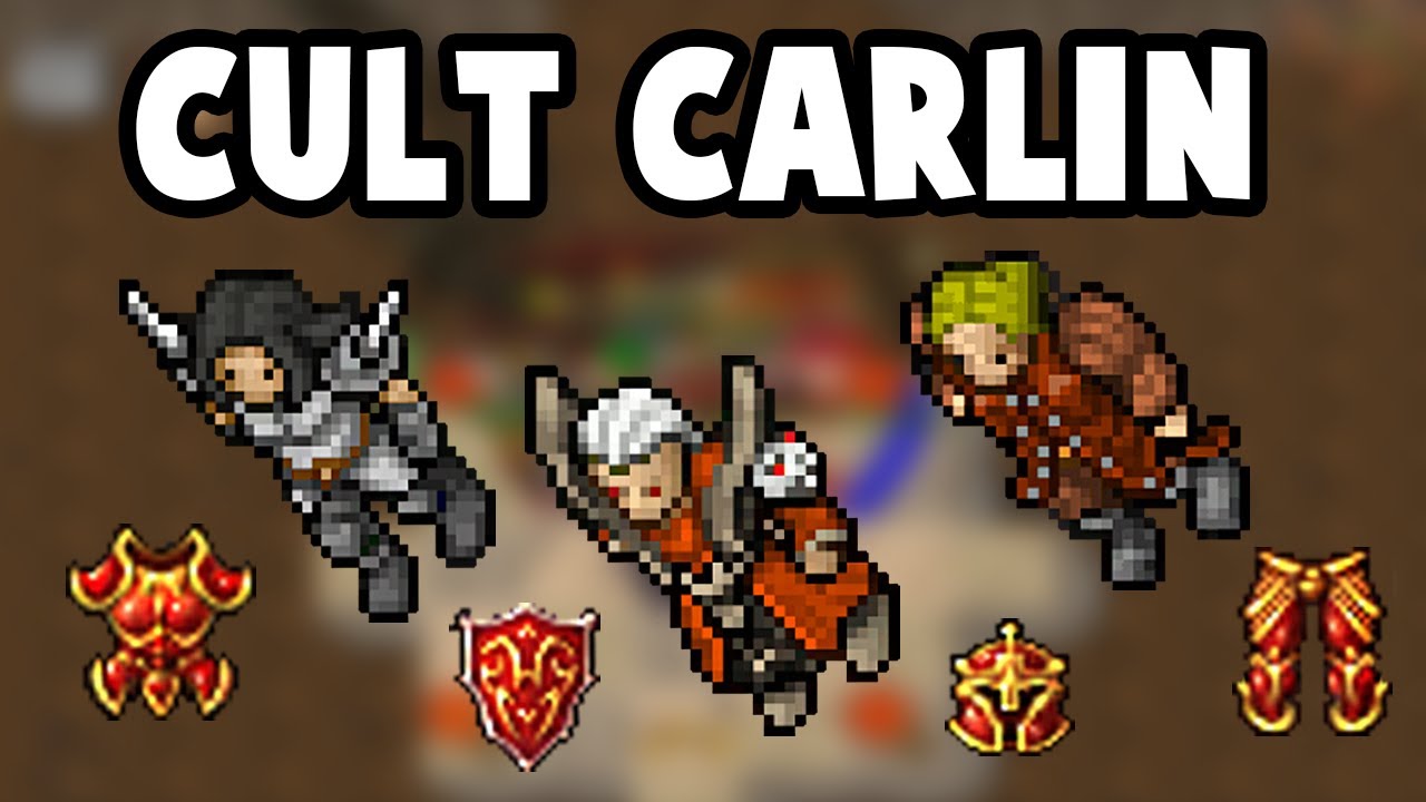 EK 120 HUNT CULT CARLIN | 1.8KK EXP - 150K PROFIT/H - Tibia - YouTube