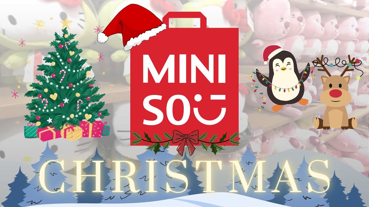 🎄 A Miniso Christmas: Cute Gifts Galore! 🎁 Sanrio, Disney & More! - YouTube