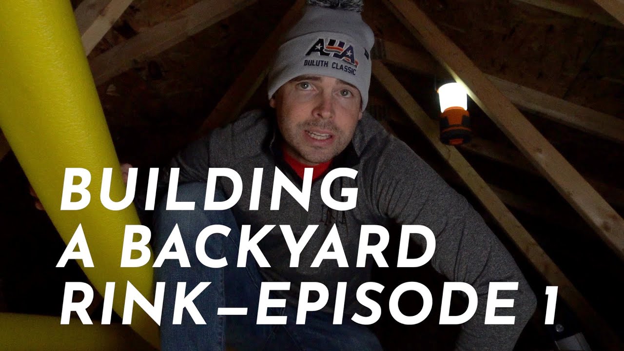 BUILDING A BACKYARD RINK: Storage and Initial Setup of NiceRink ...