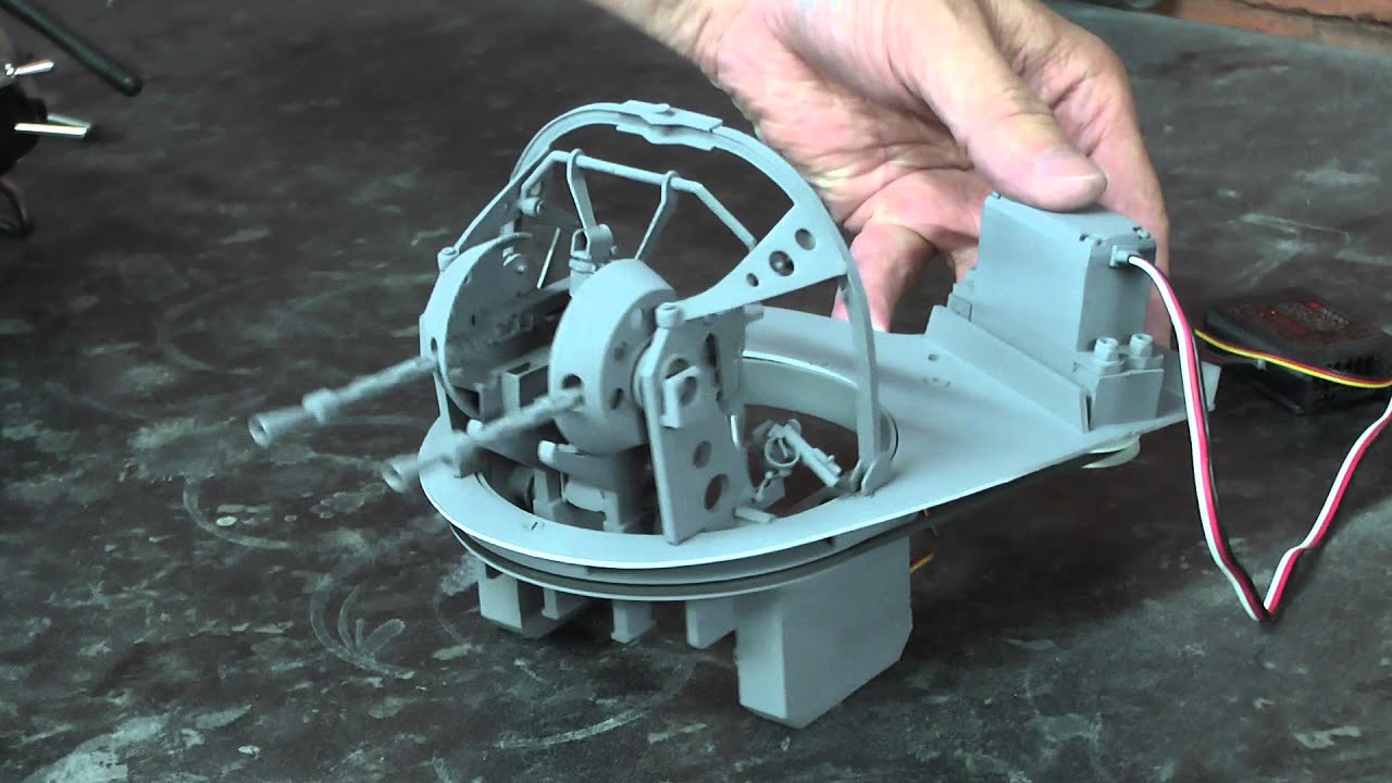 RC Avro Lancaster 1/10 Scale - Front Turret Test - YouTube