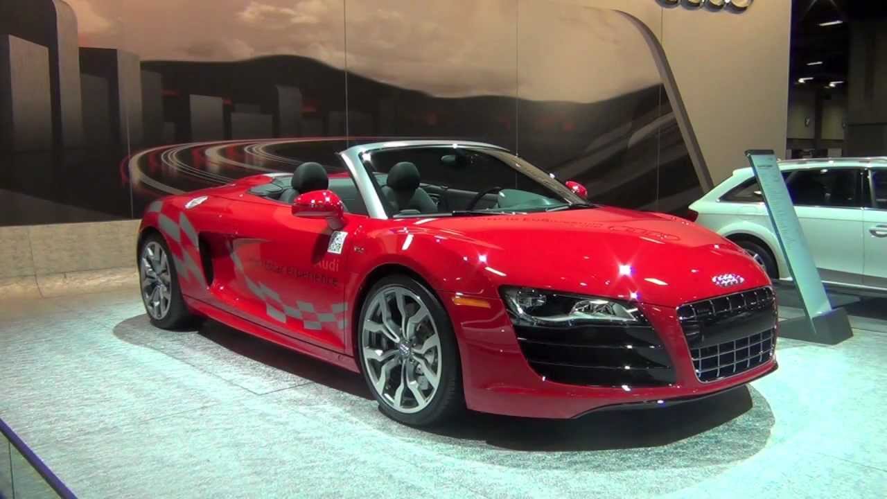 Coche Deportivo Audi Rojo Vídeo: El Nuevo Audi R8 V10 Plus En