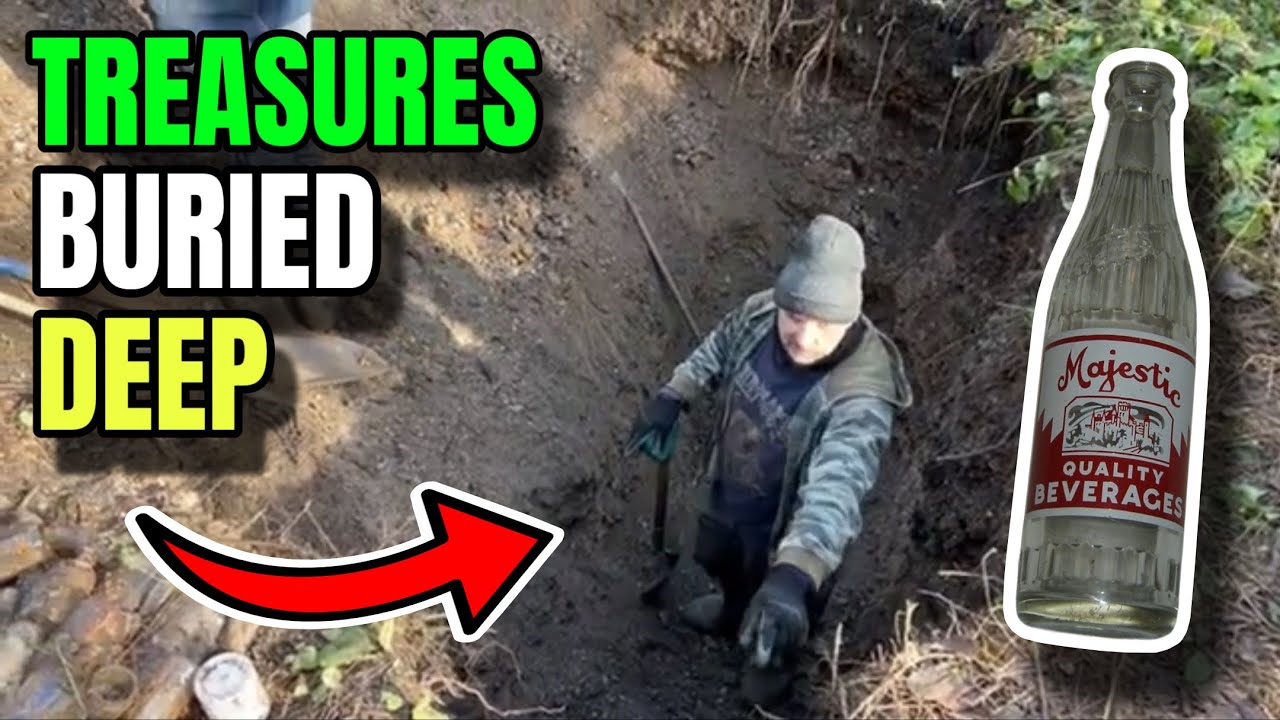Treasures Buried Deep for 100 Years - Bottle Digging💥 - YouTube