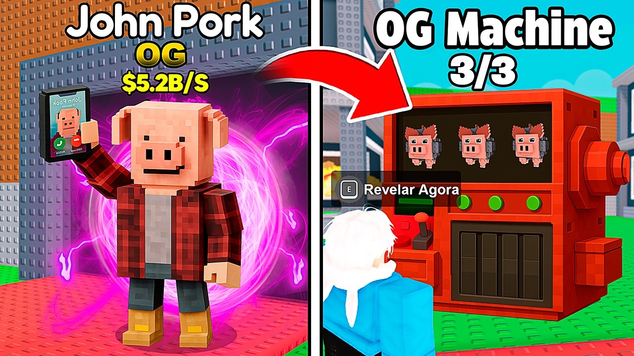 JOHN PORK!🔥DESCOBRI OS NOVOS CRAFTS SECRETOS E BRAINROTS MAIS RAROS DO ...