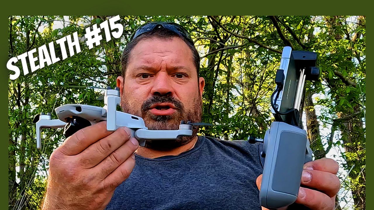 First Time Flying a Drone Stealth Camp #15 Woods and Construction Site ...