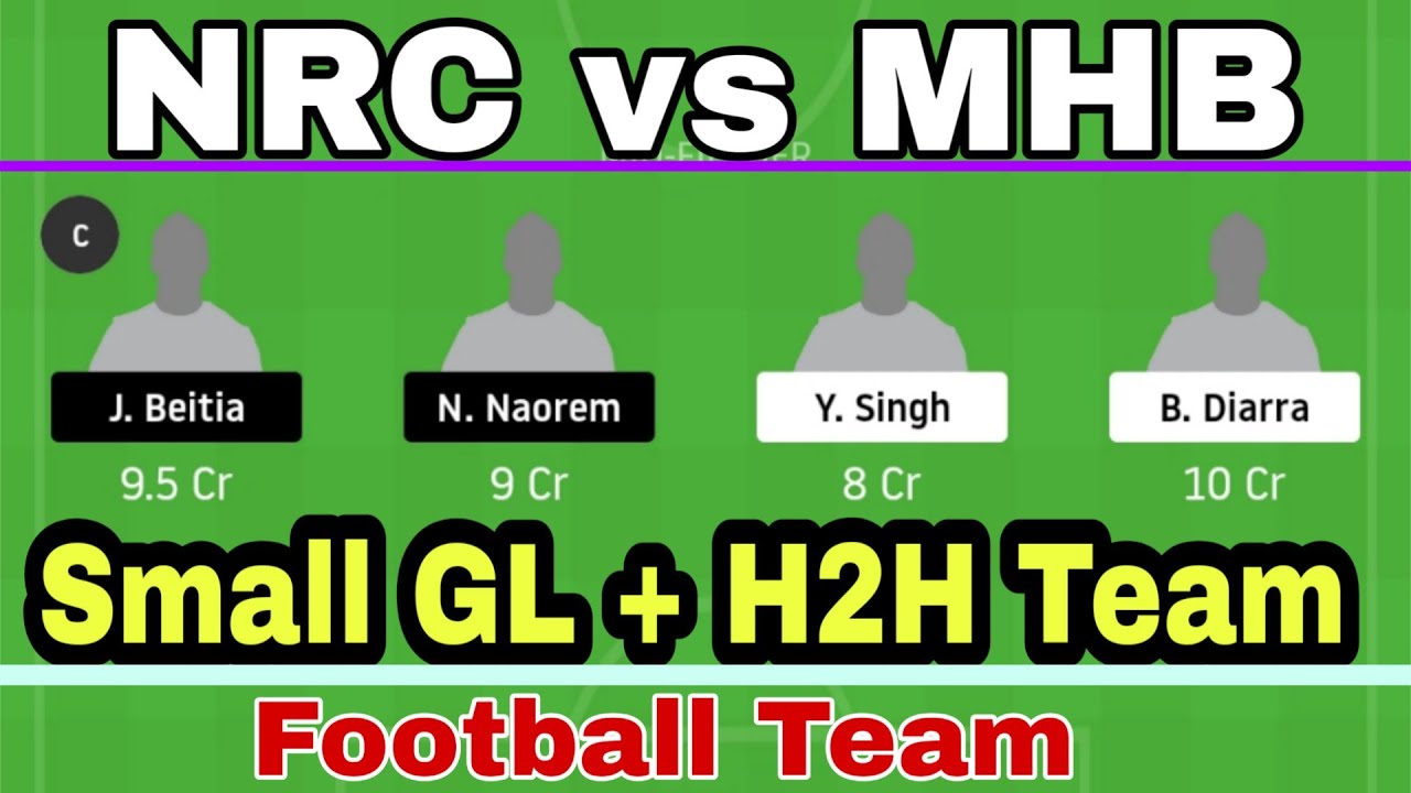 NRC vs MHB Football Team analysis Dream11 | important players Team ...